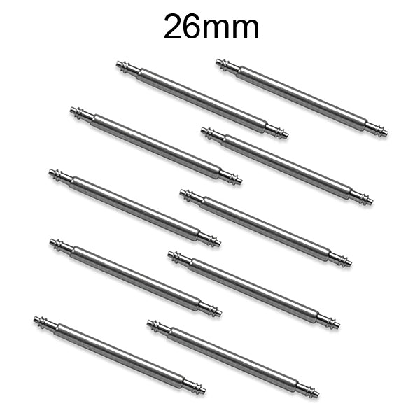 10 pack of 26mm Stainless Steel Watch Spring Bars